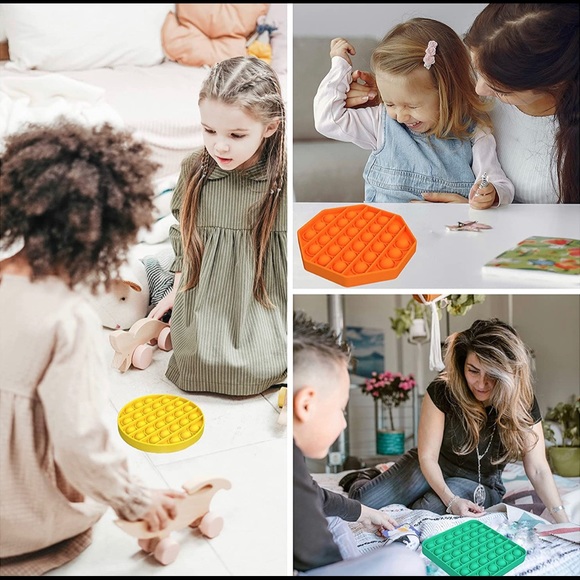 Toys | Push Pop Bubbles Fidget Toy Autism Stress Relief | Poshmark